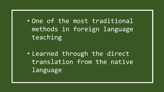 Grammar Translation | PPT