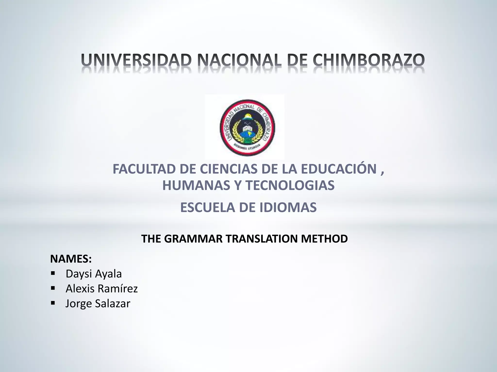 Grammar translation method | PPTX