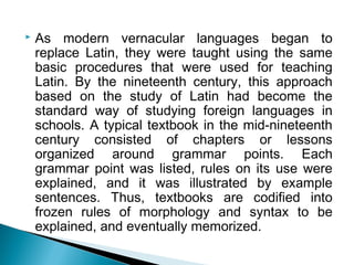 Grammar translation method | PPT