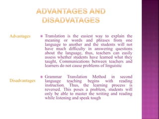 Grammar translation method | PPTX