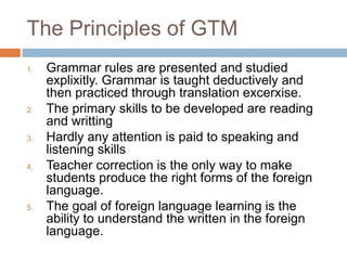 Grammar translation method | PPTX