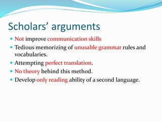 Grammar translation method | PPT