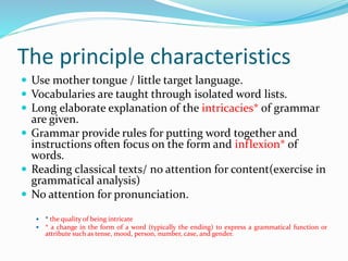 Grammar translation method | PPT