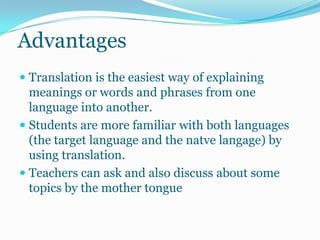 Grammar translation method | PPTX