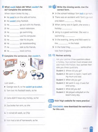 Grammar two sb example | PDF