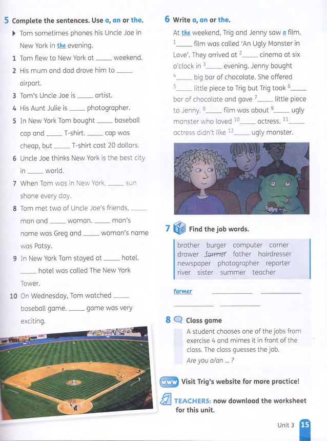 Grammar two sb example | PDF