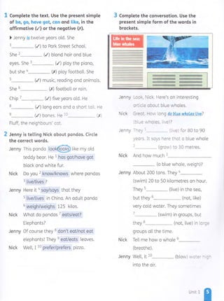 Grammar two sb example | PDF