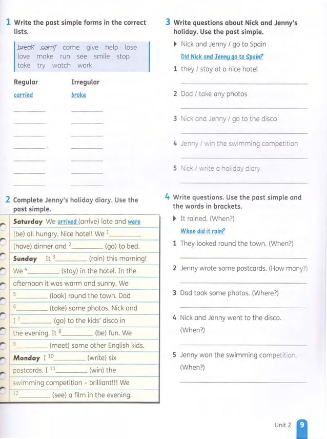 Grammar two sb example | PDF