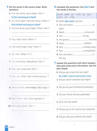 Grammar two sb example | PDF