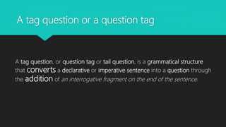 Grammar typesofsentences | PPT