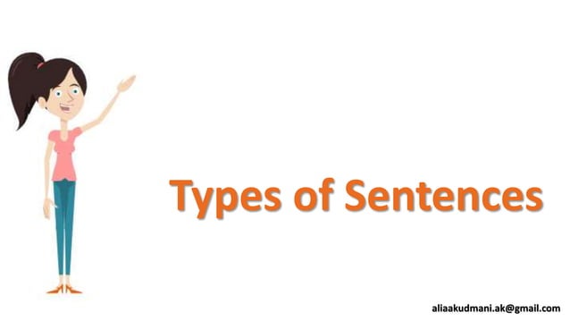 Grammar types of sentences 2 | PPSX