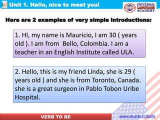 Grammar unit 1 | PPSX