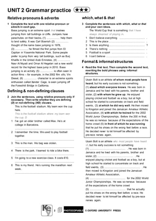 Grammar unit 2_3star | PDF