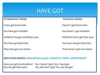 Grammar verbs | PDF