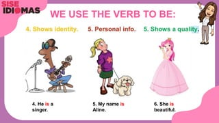 GRAMMAR VERB TO BE BASIC 1 Docente Esthefany Romero English class | PDF