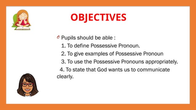 GRAMMAR WEEK 6 POSSESSIVE PRONOUN CLASS 1 OVERCOMERS TERM 2021.pptx