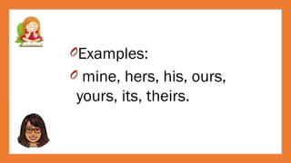 GRAMMAR WEEK 6 POSSESSIVE PRONOUN CLASS 1 OVERCOMERS TERM 2021.pptx