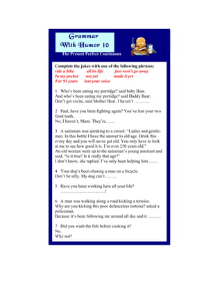 Grammar with Humor 10 | DOC