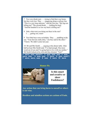 Grammar With Humor 5 | DOC | Humor and Satire | Pop Culture