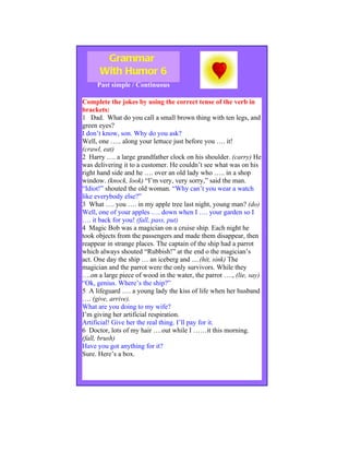 Grammar With Humor 6 | DOC