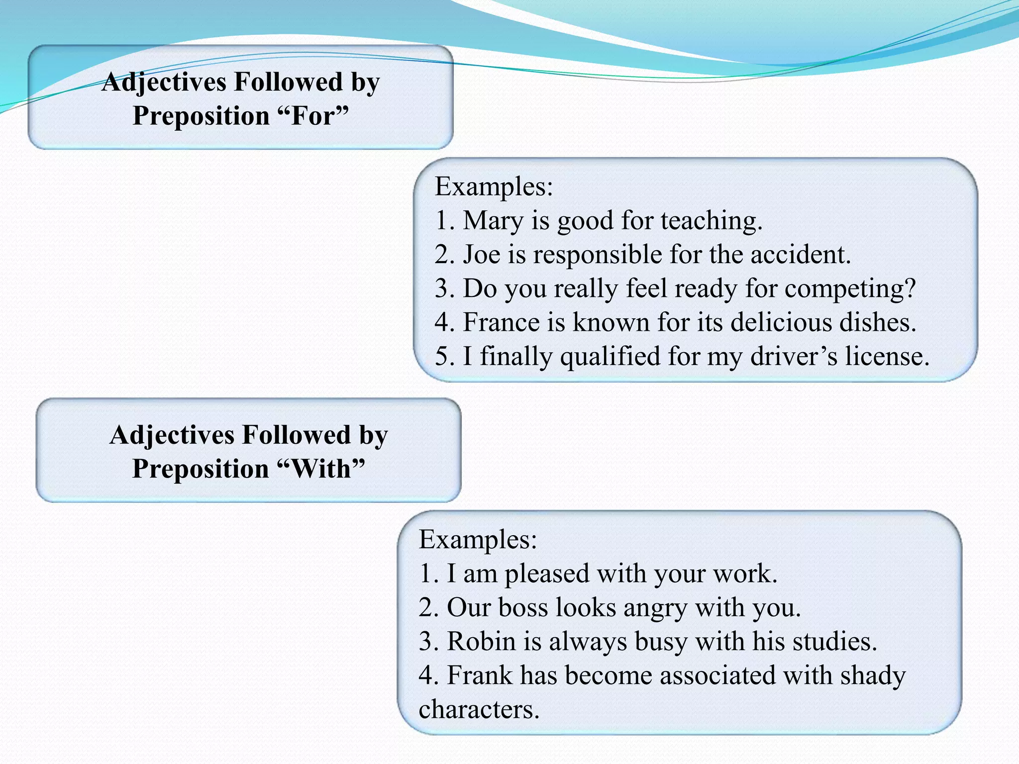 ADJECTIVE PREPOSITIONS | PPTX
