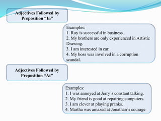 Grammar with prèposition | PPT