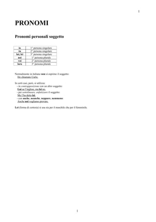 Grammatica italiana - gramática italiana | PDF