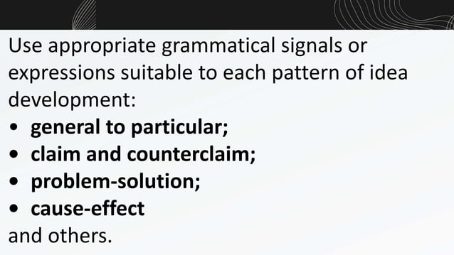 Grammatical Signals in English 8 1.pptx | Geography | Science