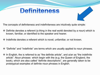 Grammatical categories and word classes | PPTX