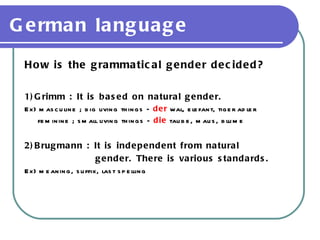 Grammatical gender | PPT