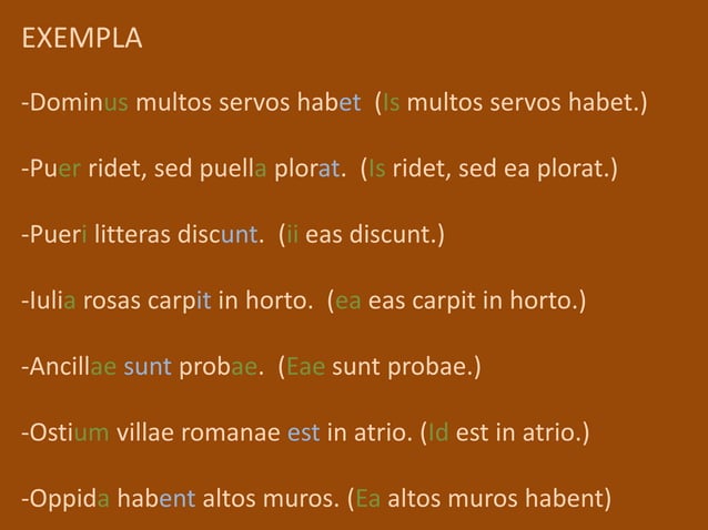 Grammatica lingua latina | PPT