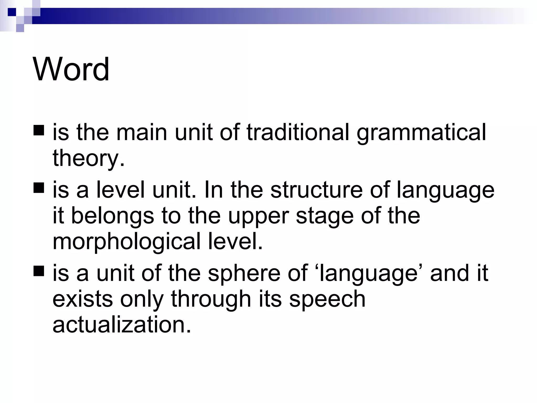 Grammatical meaning | PPT