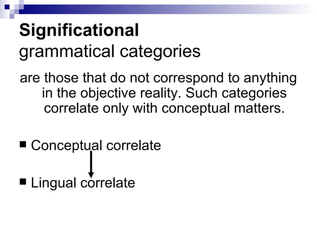 Grammatical meaning | PPT