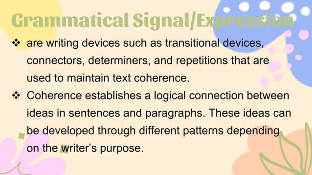 Grammatical Signals.pptx | Substance Abuse | Diseases and Conditions