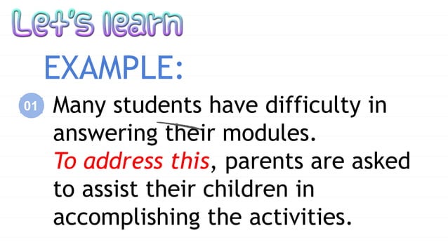 Appropriate grammatical signals or expressions | PPTX