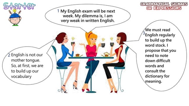 Appropriate grammatical signals or expressions | PPTX