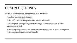 Grammatical Signals (General to Particular, Problem and Solution).pptx