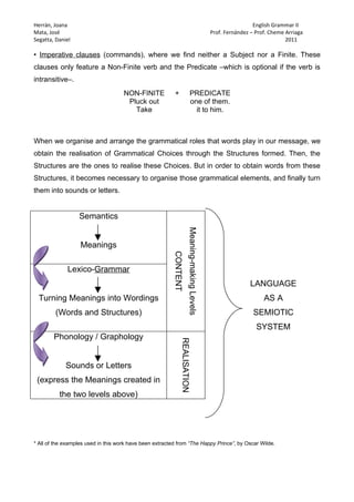 Grammatical systems (joana, jose, daniel) | DOC