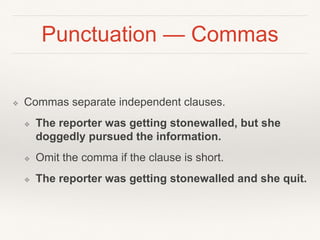 Grammer/ AP Style | PPTX