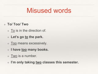 Grammer/ AP Style | PPT
