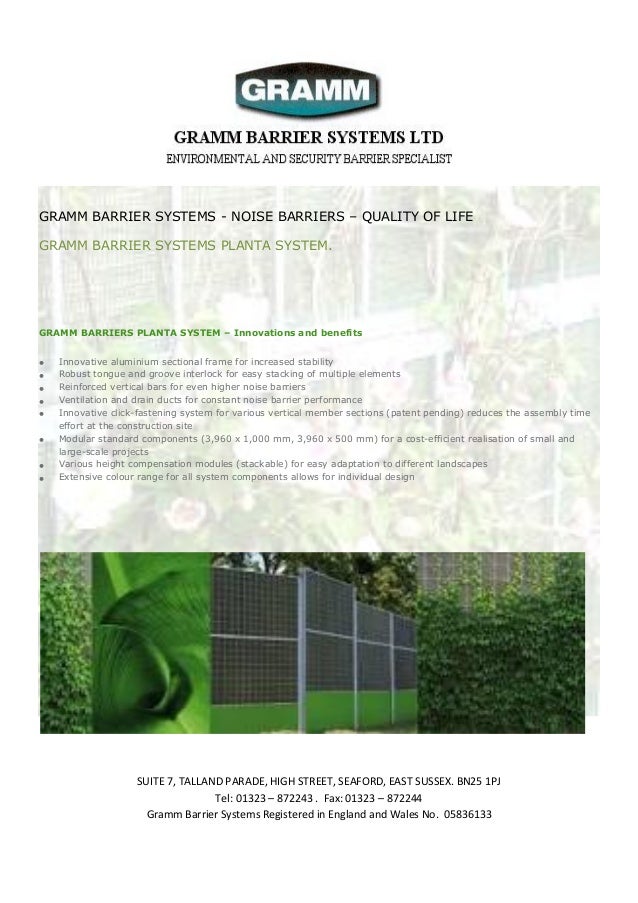 Gramm Green Planting System Gramm Green Planting System