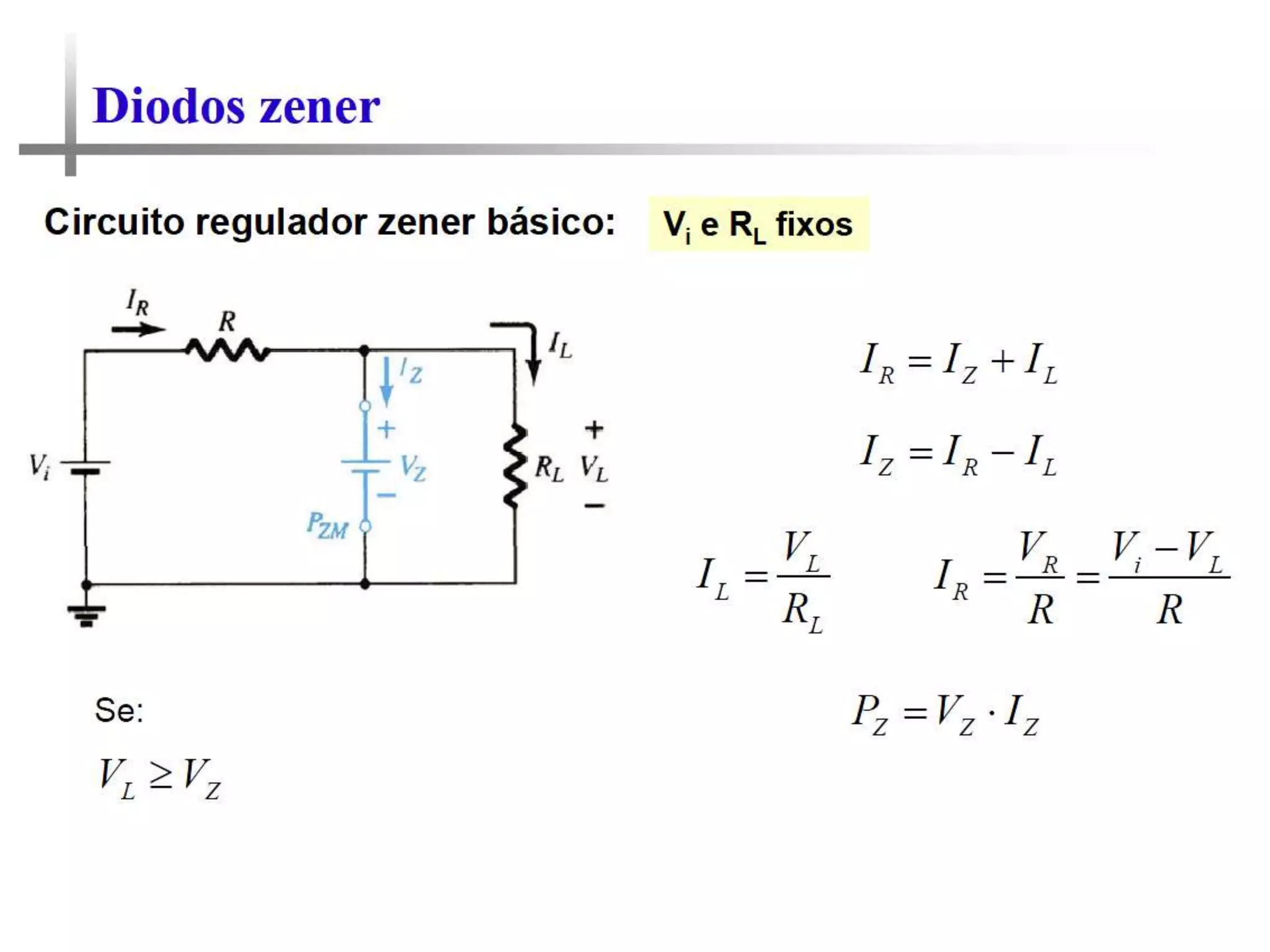 Circuitos com Diodos: Grampeador ceifador zener | PPS