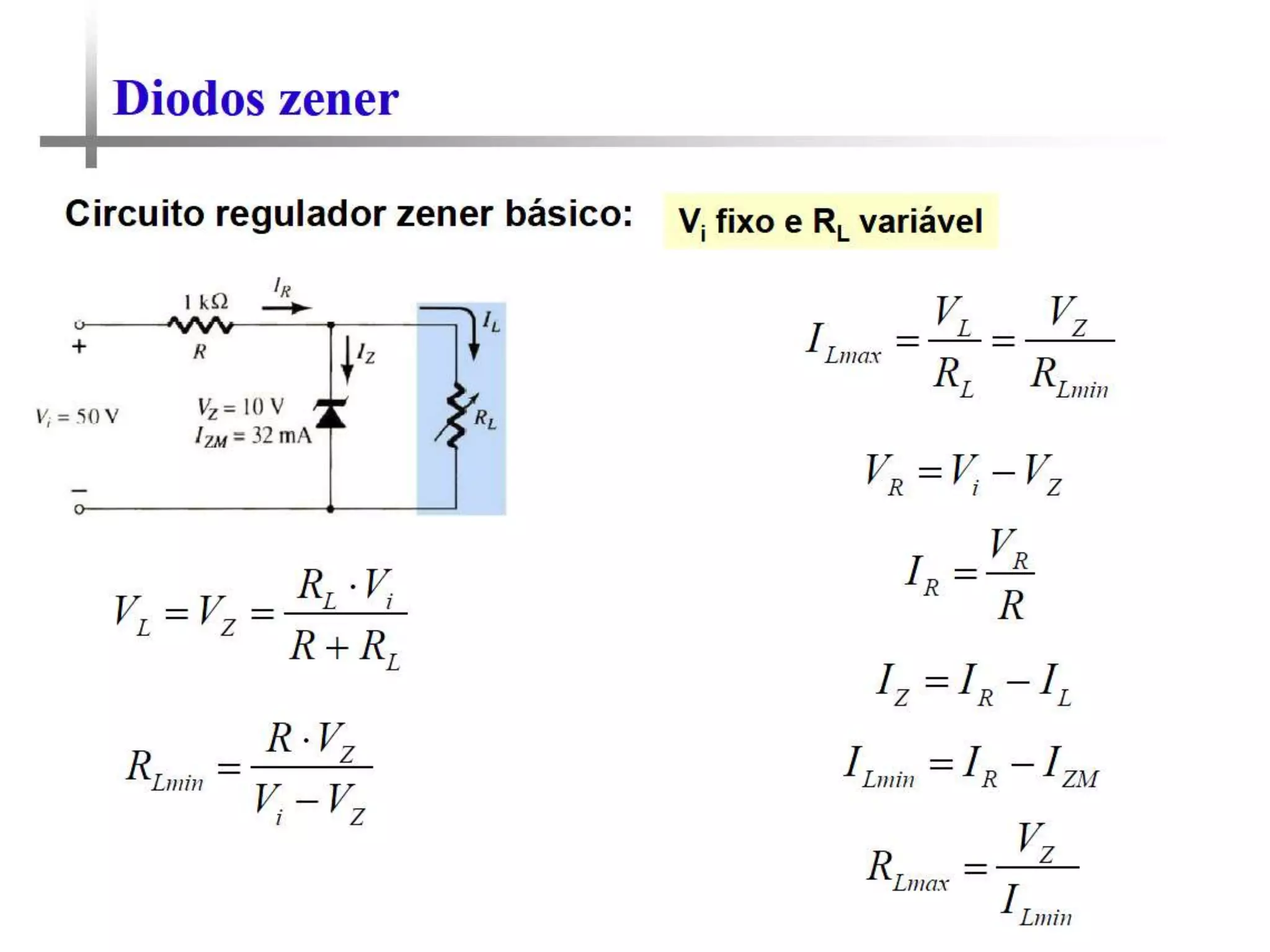 Circuitos com Diodos: Grampeador ceifador zener | PPS