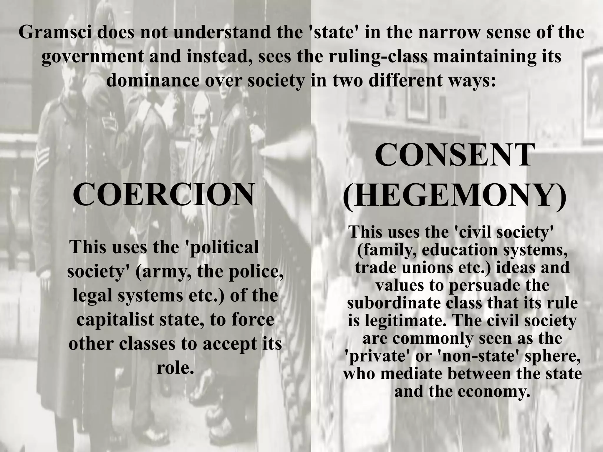 Gramsci's theory of cultural hegemony | PPTX