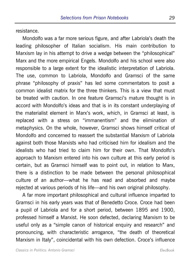 Gramsci prison notebooks vol1 | PDF