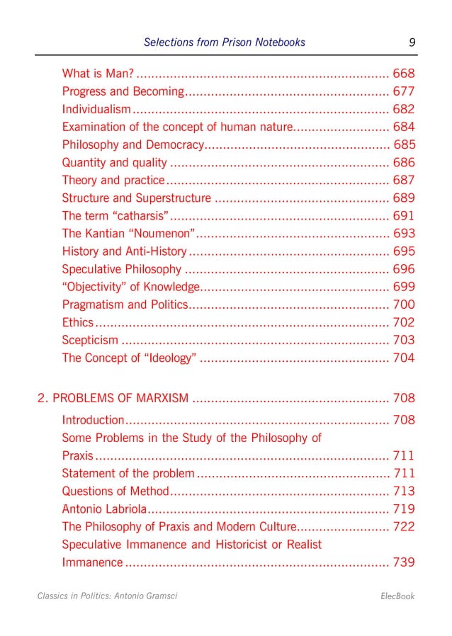 Gramsci prison notebooks vol1 | PDF