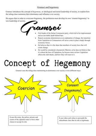 Gramsci and hegemony | DOCX