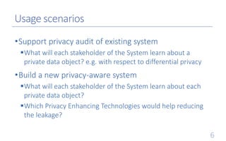 Differential Privacy Analysis of Data Processing Workflows | PPT