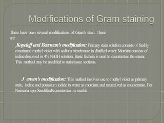 gramstain-180208041455 presentation slide | PPTX