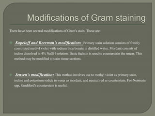 Gram stain | PPTX